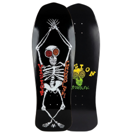 Vision Groholski Skeleton Deck - 10.25"x30" red black blue natural wood ...